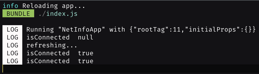 isInternetReachable is returning null on first attempt on ios · Issue #572 · react-native ...