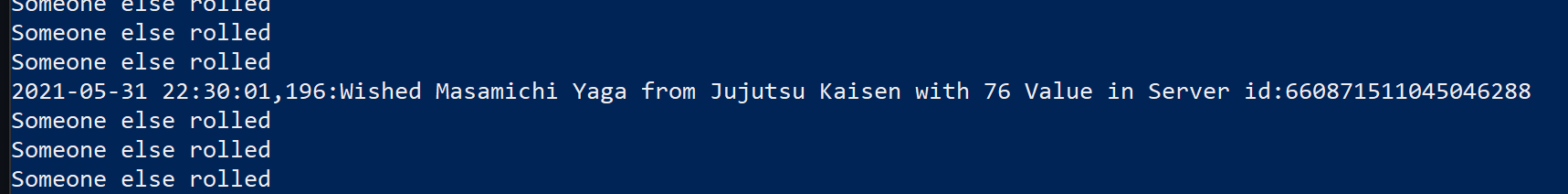 Rolls sniping: 3 · Issue #43 · vivinano/MudaeAutoBot · GitHub