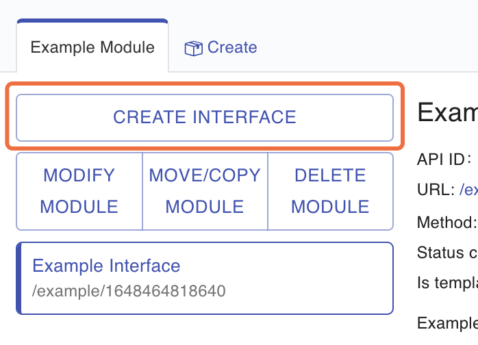How to create first interface? - RAP