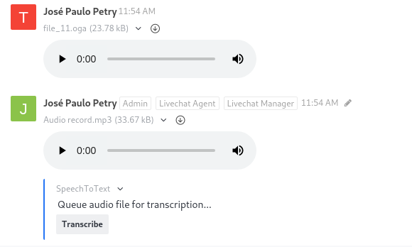 Not working for audios from omnichannel channels · Issue #3 ...