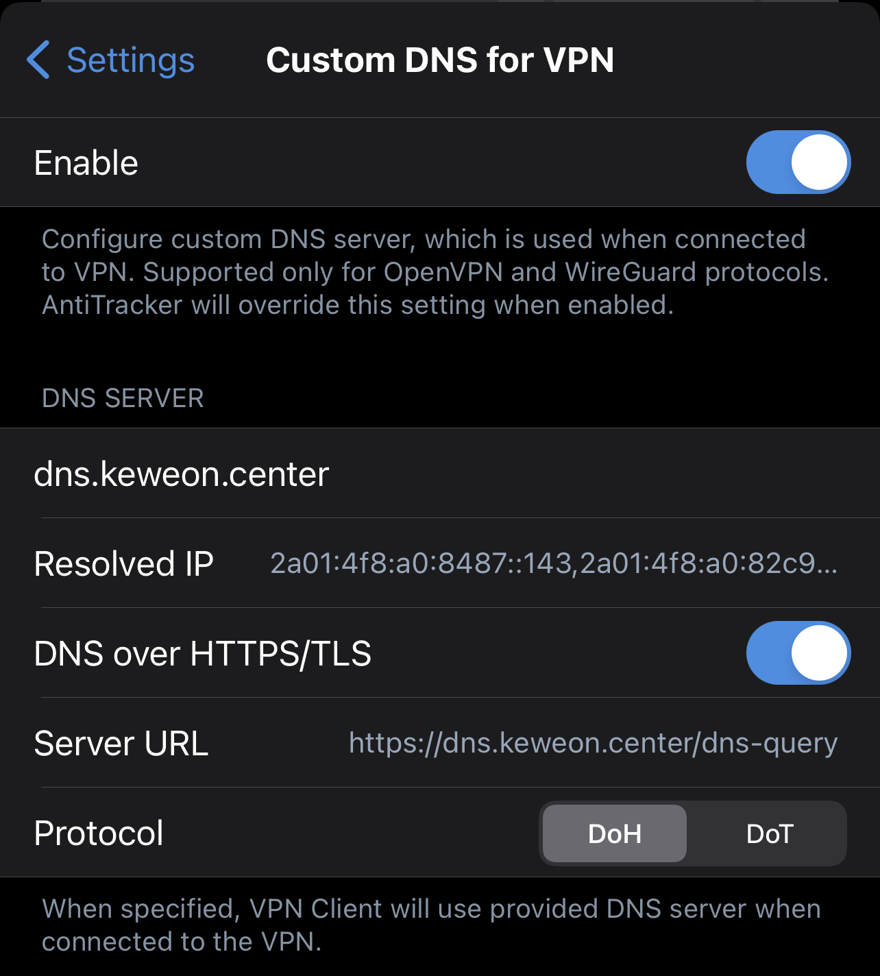 Automatic resolution of DoH is wrong · Issue #156 · ivpn/ios-app · GitHub