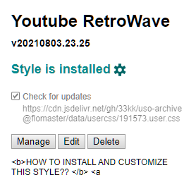 installer: show action buttons for installed styles by tophf · Pull Request #1322 · openstyles ...