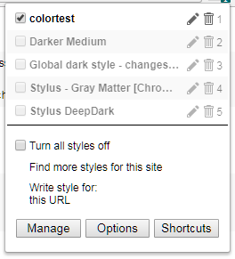 [Feature request] to be able to toggle the installed userstyles via keyboard [1-9] while the ...