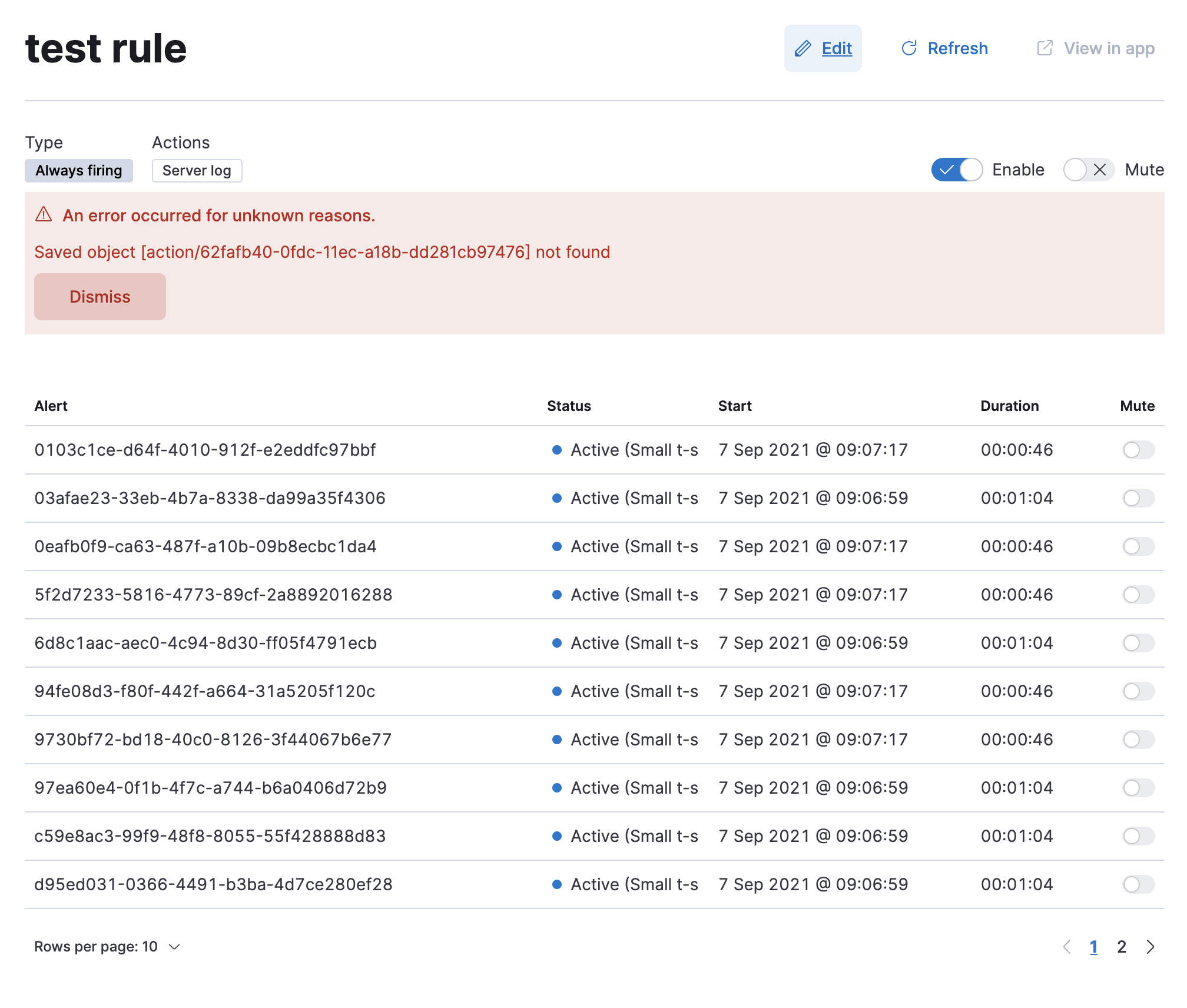 [Alerting UI] Add indicator to rule details page when an associated connector is broken · Issue ...
