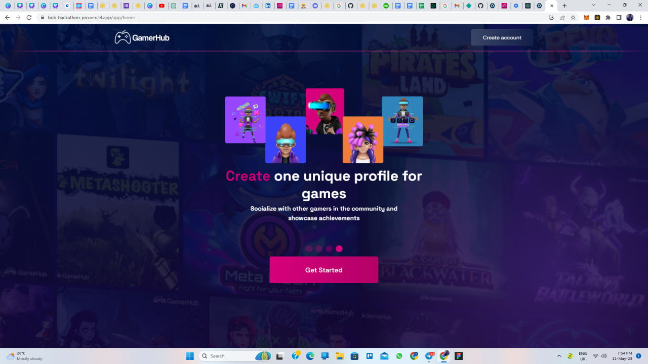 GitHub - crazy0629/GamerHub-hackathon: GamerHub Project for Zero2Hero BNB Hackathon. From Crazy0629