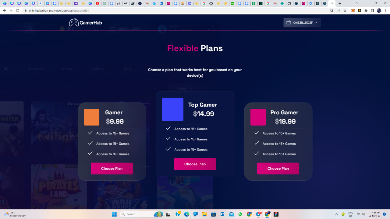 GitHub - crazy0629/GamerHub-hackathon: GamerHub Project for Zero2Hero BNB Hackathon. From Crazy0629