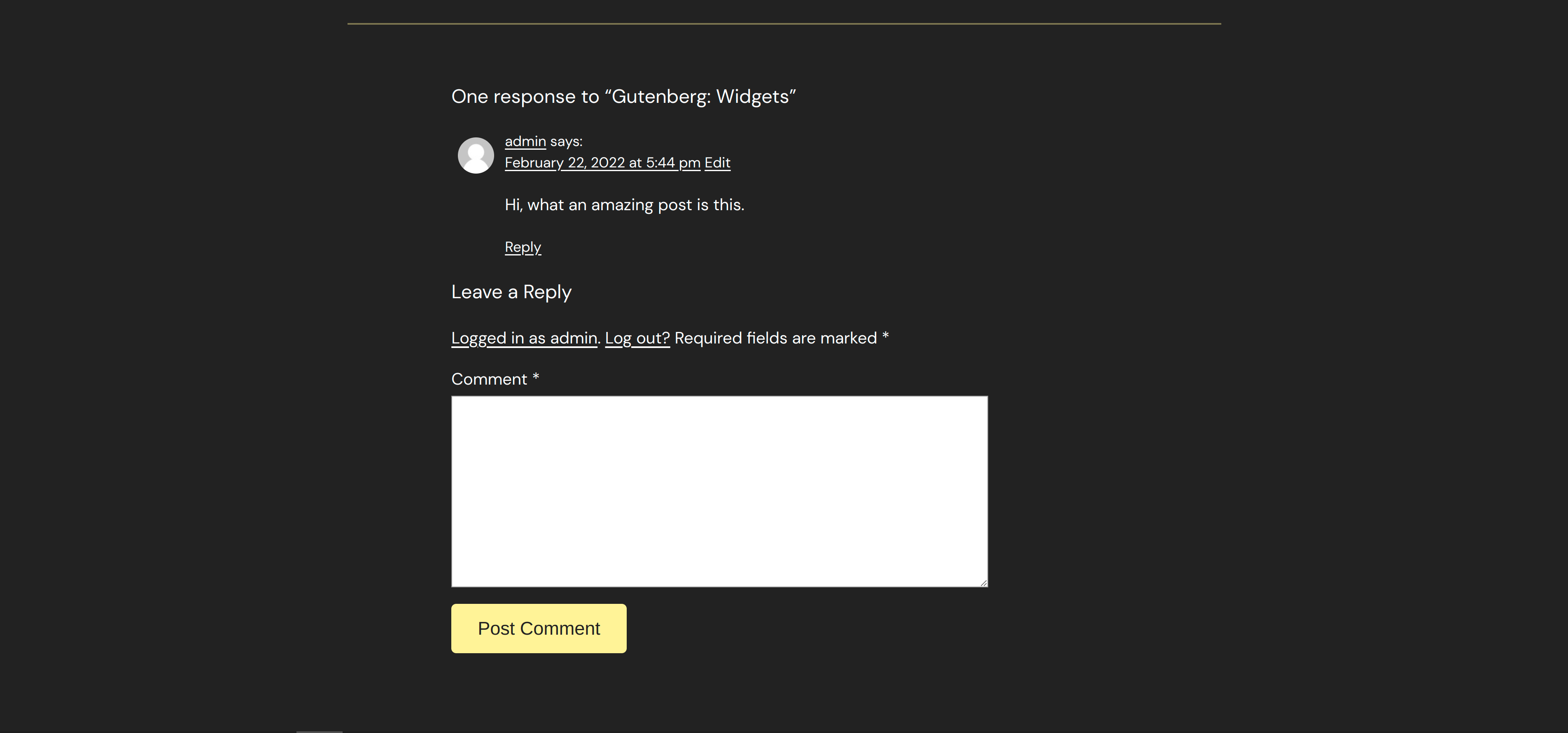 Remote: Comment form styles (dotcom and dotorg) (if needed) · Issue #5501 · Automattic/themes ...
