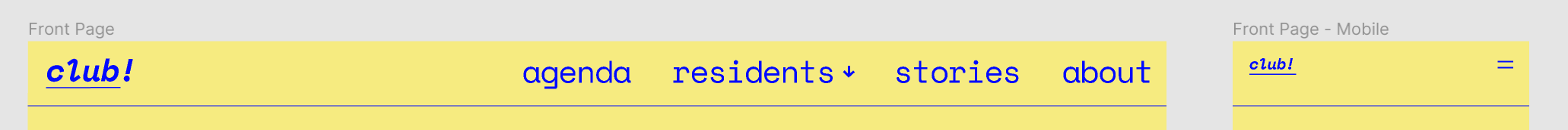 club: Styles: Navigation · Issue #6218 · Automattic/themes · GitHub