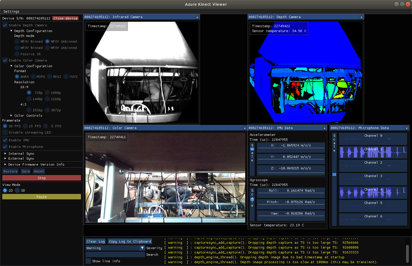 K4aviewer Shows Wrong Microphone Info On Linux · Issue 385 · Microsoftazure Kinect Sensor Sdk