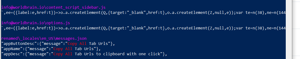 Truncate snippet from javascript file · Issue #199 · Genivia/ugrep · GitHub