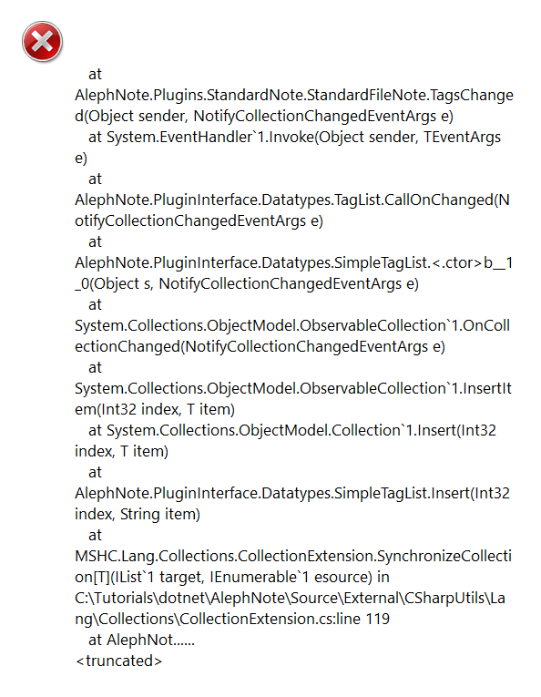 Error deleting a tag · Issue #147 · Mikescher/AlephNote · GitHub