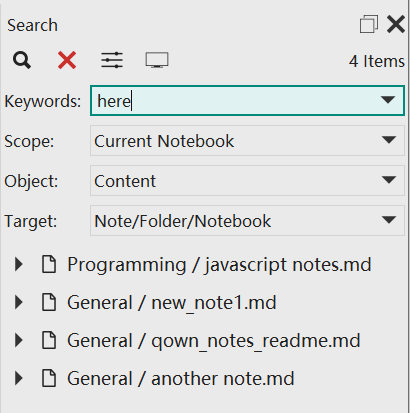 Feature request: Auto-expand search results · Issue #1076 · vnotex/vnote · GitHub