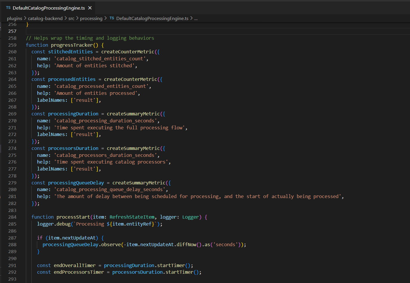 🚀 Feature: Expand catalog processing metrics to allow split by entity kind · Issue #15159 ...