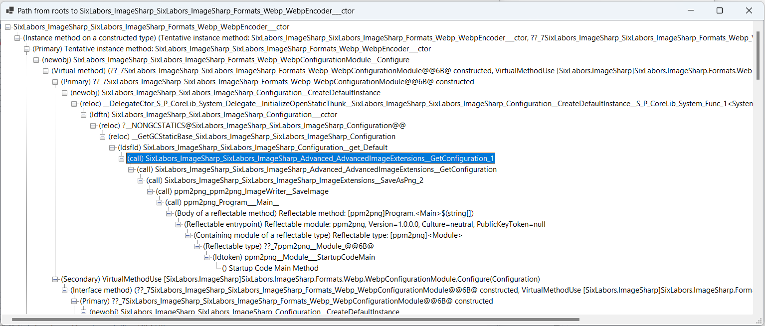 JPEG/WebP/... part of the executable even if all I do is save a PNG · Issue #2486 · SixLabors ...