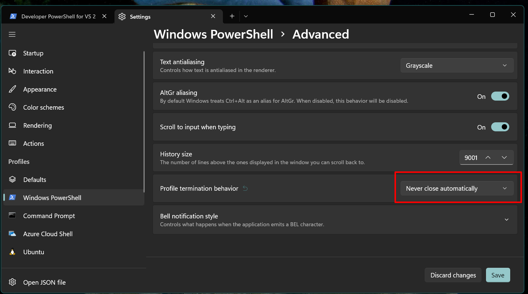 Terminal keeps disappearing after wake from sleep · Issue #12513 · microsoft/terminal · GitHub