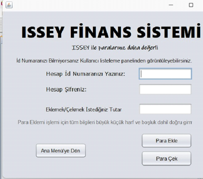 GitHub - SeymenSurucuu/Java-Swing-ile-yaptigim-ilk-java-projem: 1. Sınıfta Java projesi olarak ...