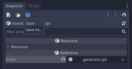 How to attach script to VoxelGenerator and manipilate generation from ...