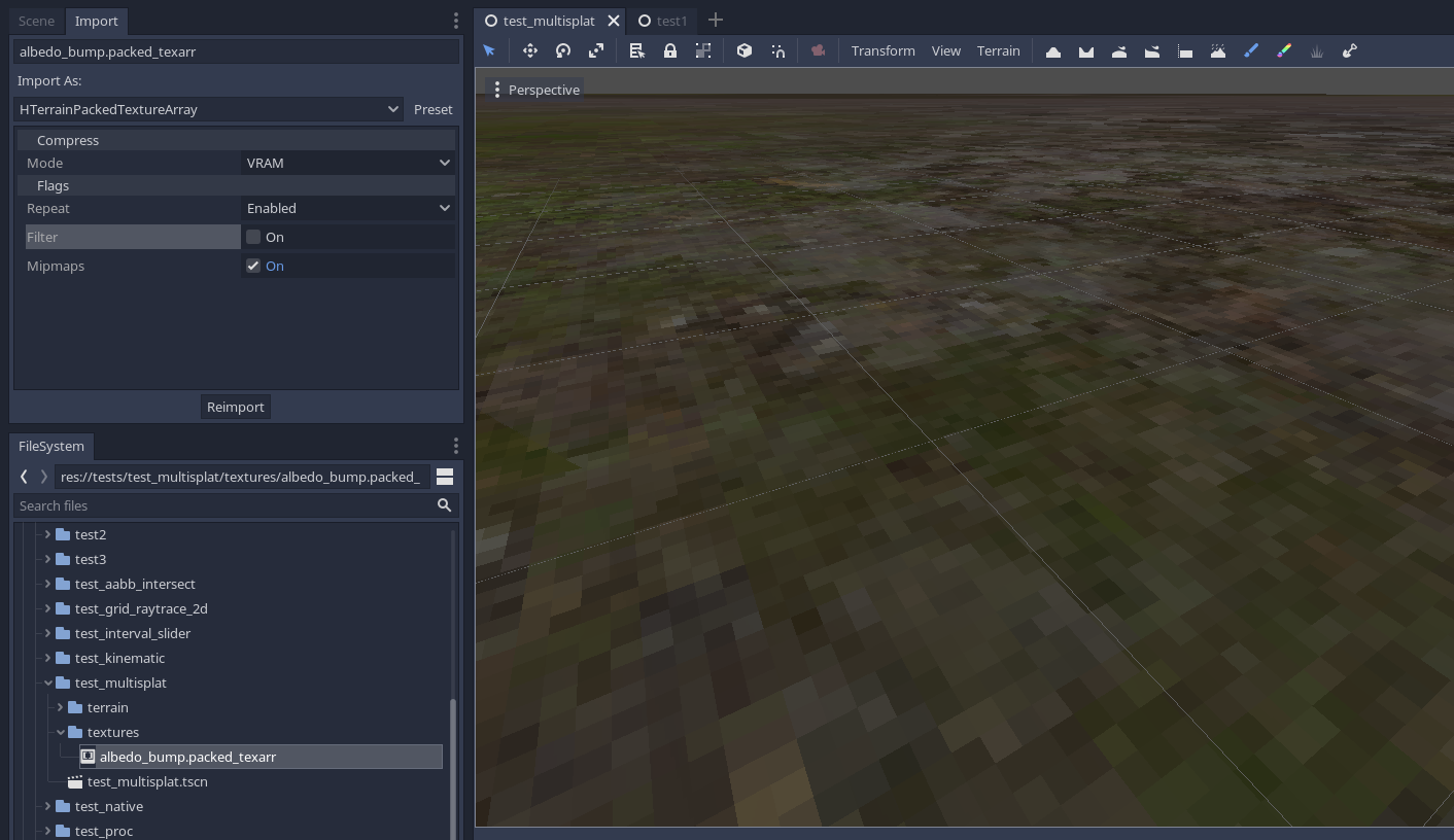 Stop automatically filtering textures · Issue #270 · Zylann/godot_heightmap_plugin · GitHub