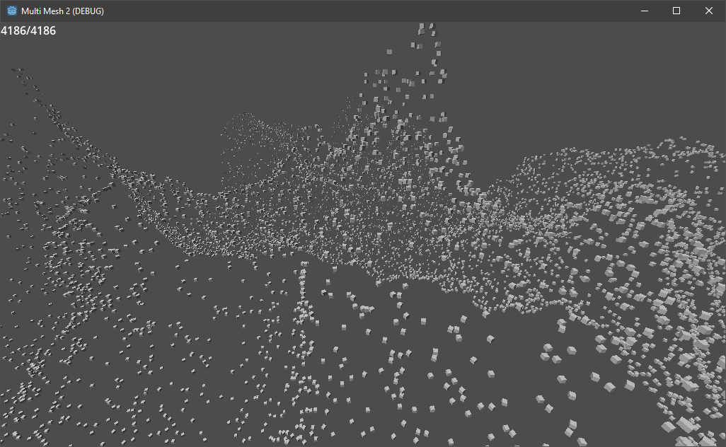 Vulkan: MultiMeshInstance3D not showing up and having culling issues depending on how fast they ...