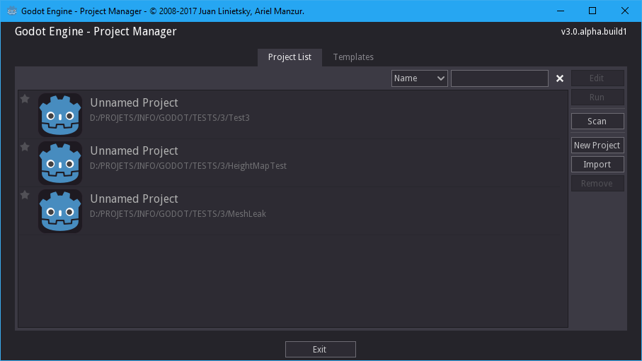 All Projects Are Unnamed Project Even Though They Do Have A Name · Issue 9896 · Godotengine