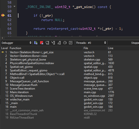 Creating a PhysicalBone crashes the editor · Issue #20397 · godotengine/godot · GitHub