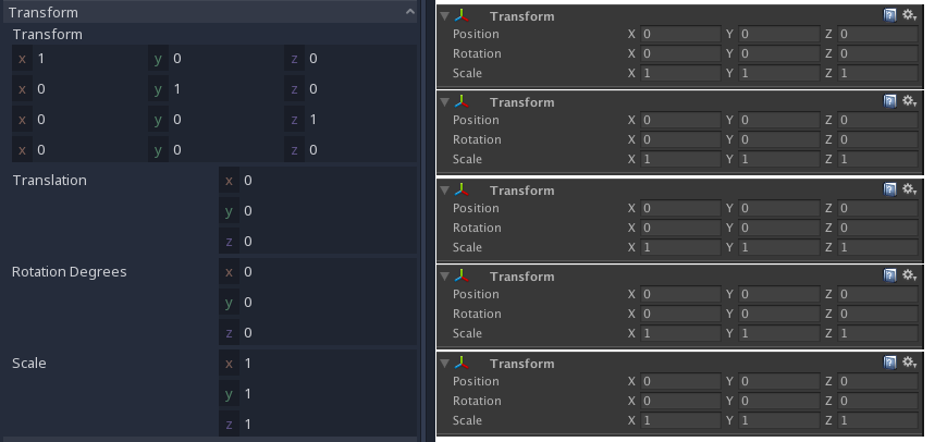 Make transform inspector more compact · Issue #20423 · godotengine/godot · GitHub