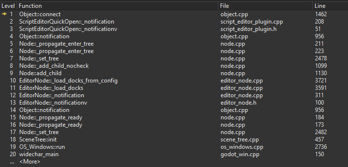 Error when opening the editor with a specific dock layout · Issue #23467 · godotengine/godot ...