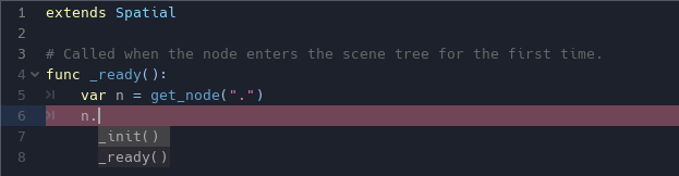 Autocompletion doesn't work on `get_node(".")` · Issue #30812 · godotengine/godot · GitHub