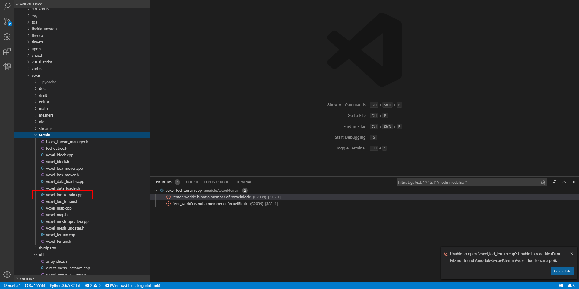 Unable to open some of the files that appear in compilation errors · Issue #4139 · microsoft ...