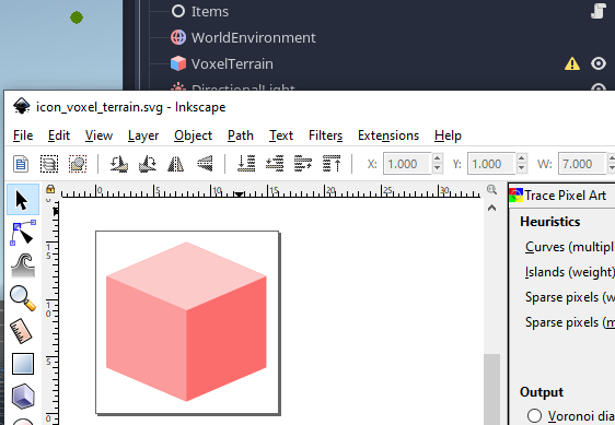SVG icon is showing blue but only contains red shapes when edited in ...