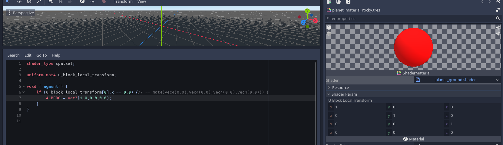 Shader Gets Null Matrix By Default While The Inspector Shows It Should Be Identity · Issue