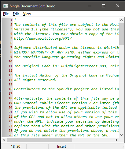 Paint issue after resizing window. · Issue #96 · TurboPack/SynEdit · GitHub
