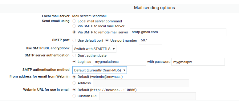 Email settings · Issue #1888 · webmin/webmin · GitHub Email settings · Issue #1888 · webmin/webmin · GitHub