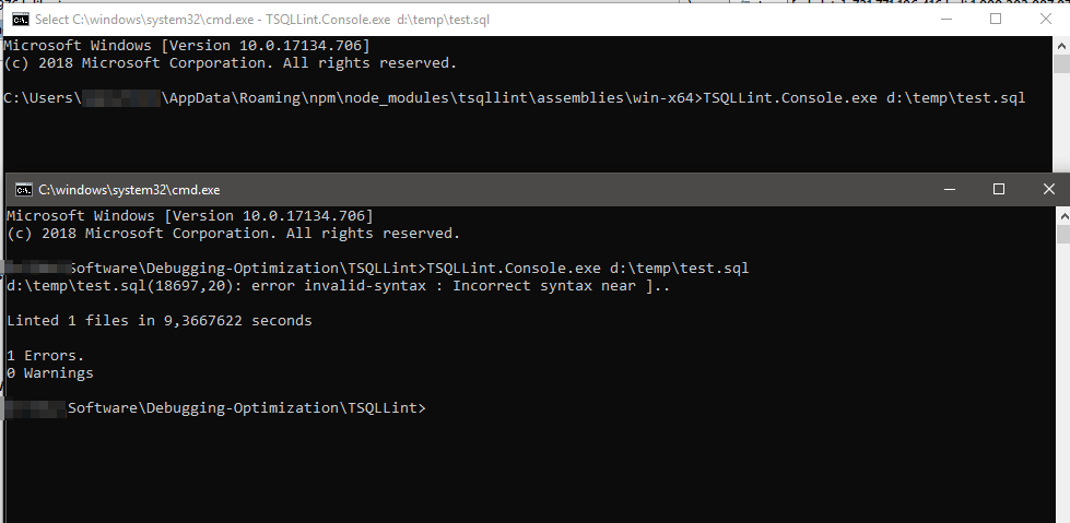 Performance issues with large/huge files (?) · Issue #209 · tsqllint/tsqllint · GitHub
