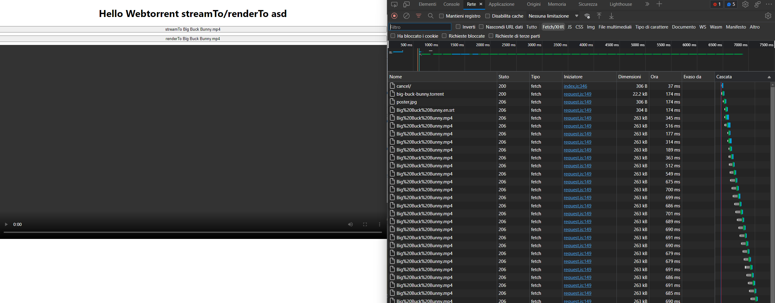 [REACT] Error streamTo, cannot make it work in any way · Issue #2374 · webtorrent/webtorrent ...