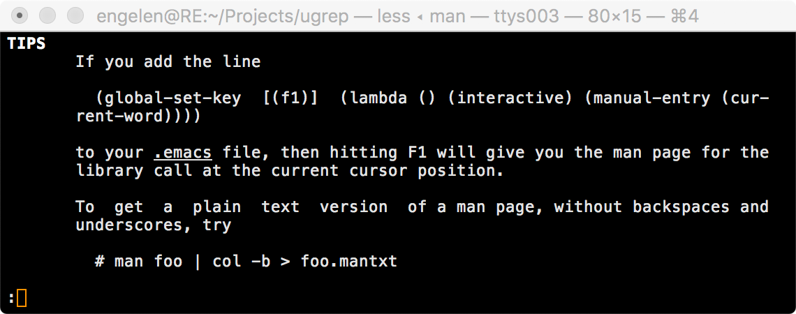 query mode shows "keys" · Issue #86 · Genivia/ugrep · GitHub