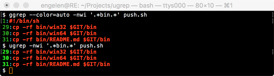 Using `ugrep -w` differs from `grep -w` · Issue #134 · Genivia/ugrep · GitHub