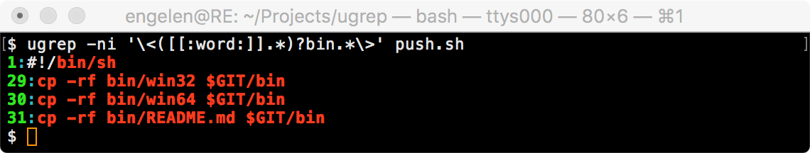 Using `ugrep -w` differs from `grep -w` · Issue #134 · Genivia/ugrep · GitHub