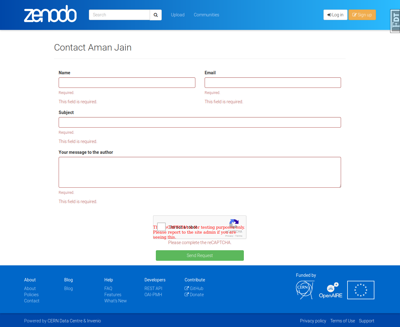 GSoC RP: Researcher profiles UI design · Issue #1212 · zenodo/zenodo · GitHub