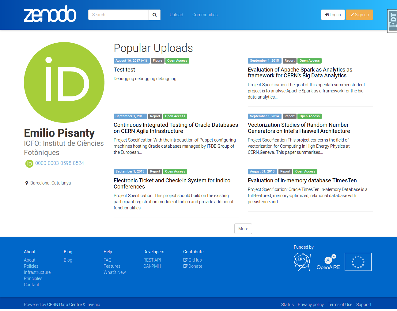 GSoC RP: Researcher profiles UI design · Issue #1212 · zenodo/zenodo · GitHub