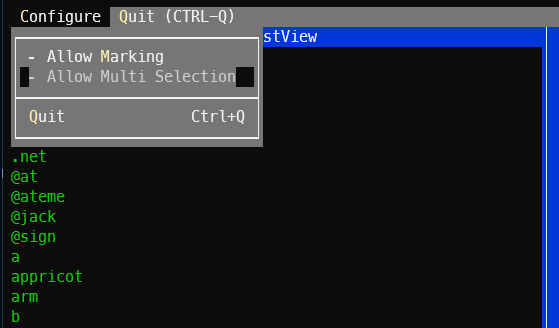Strange Behavior On A Disabled Menu Item After Clicked On It And Moving The Mouse It Stay
