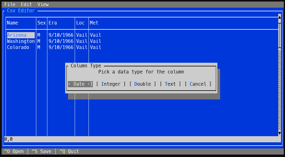 CsvEditor: Column Type dialog not wide enough · Issue #2195 · gui-cs/Terminal.Gui · GitHub