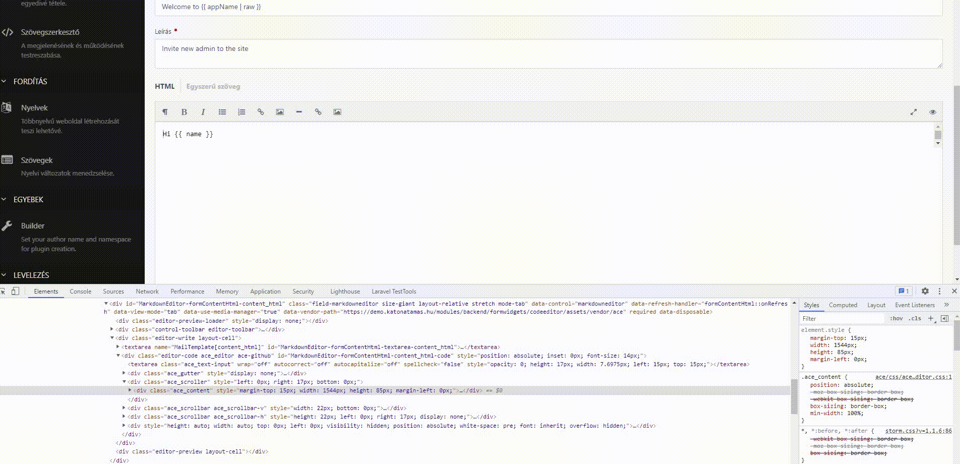 Mail template HTML editor height bug · Issue #322 · wintercms/winter · GitHub