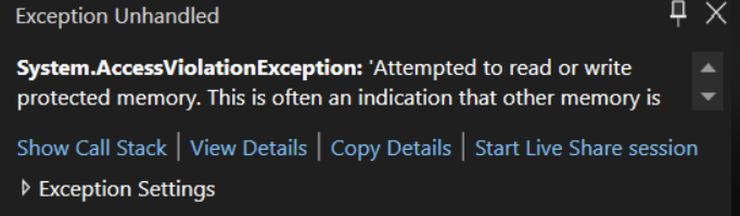 Two Way binding for decimals causes System.AccessViolationException on property changed · Issue ...