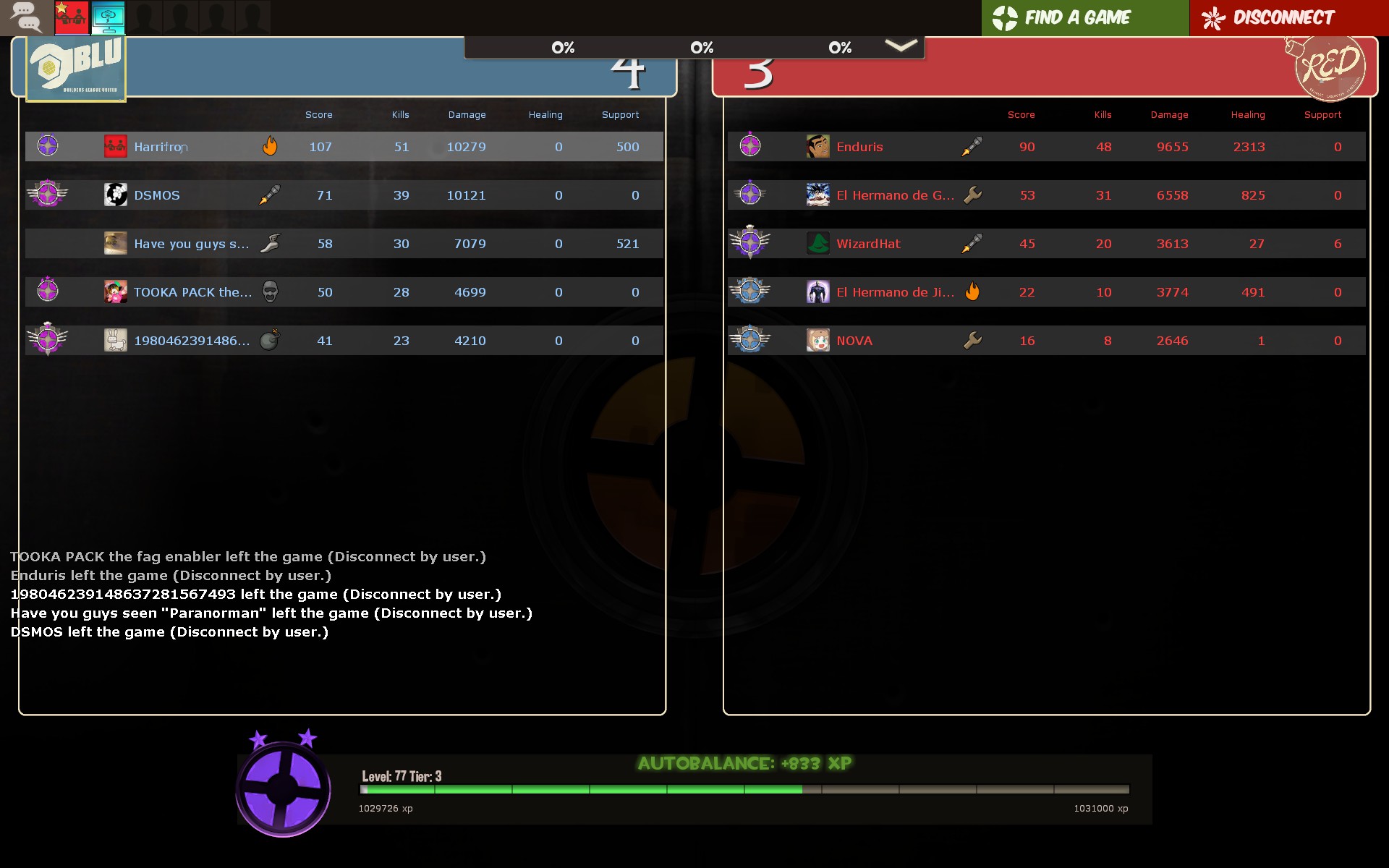 [TF2] Incorrect XP Given for Autobalance · Issue #2616 · ValveSoftware ...