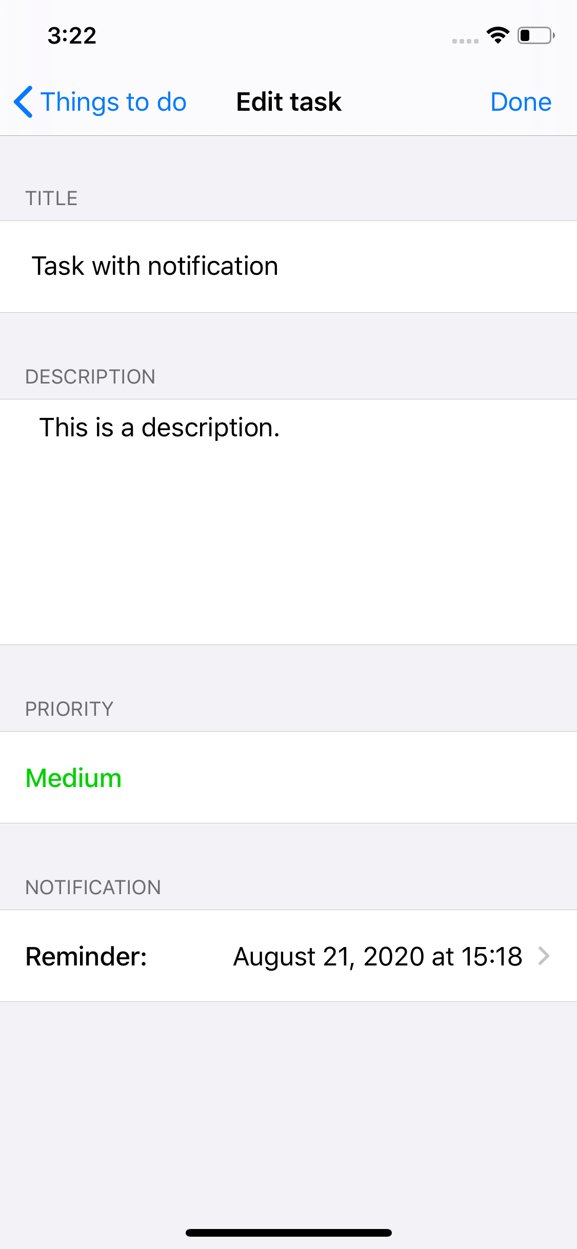 GitHub - fredrik9000/TodoList_iOS: Simple todo list app for iOS with reminder notifications. The ...