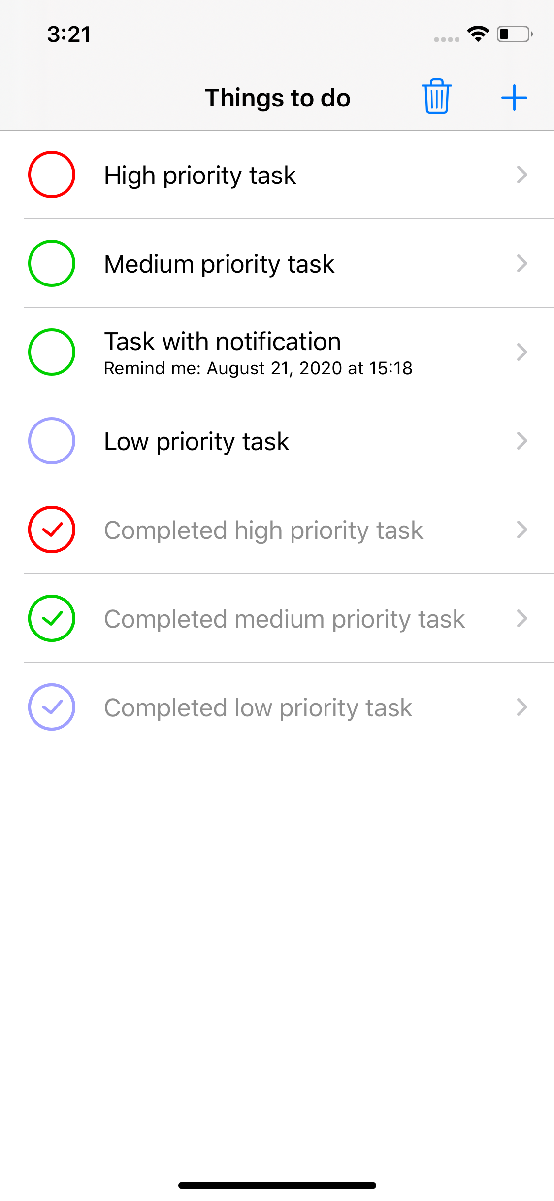 GitHub - fredrik9000/TodoList_iOS: Simple todo list app for iOS with reminder notifications. The ...