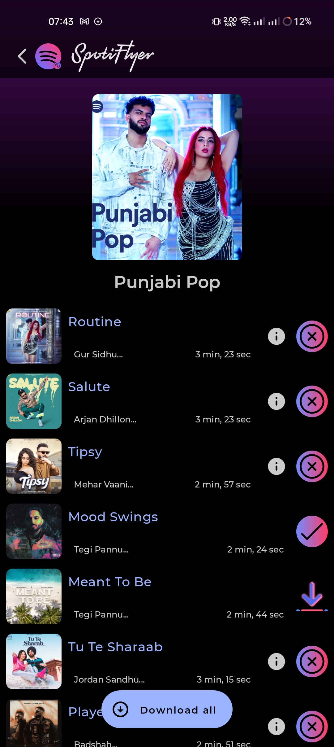 [BUG] : Most of the songs are not downloading · Issue #2717 · Shabinder/SpotiFlyer · GitHub