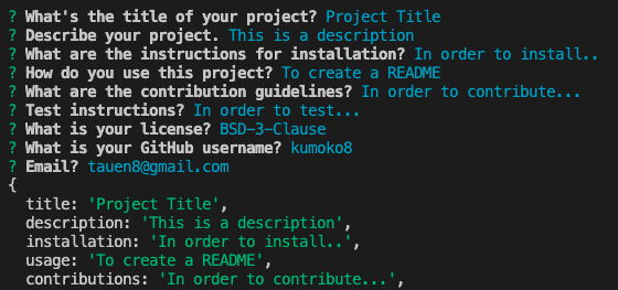 GitHub - Kumoko8/Pro-README-Generator