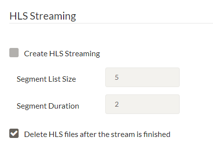 When the stream stopped and the player is running it will play HLS even the HLS is disabled ...